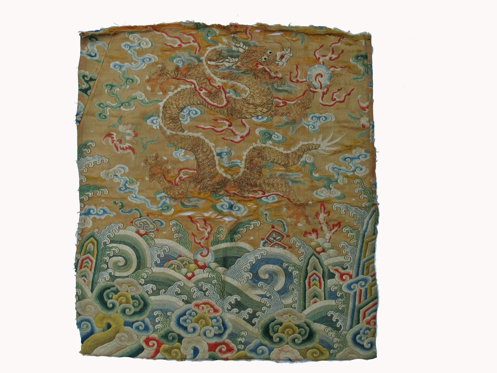 Silk Embroidery from Tibet, tex-117 - Michael Beste, Noahs Ark, Asian ...